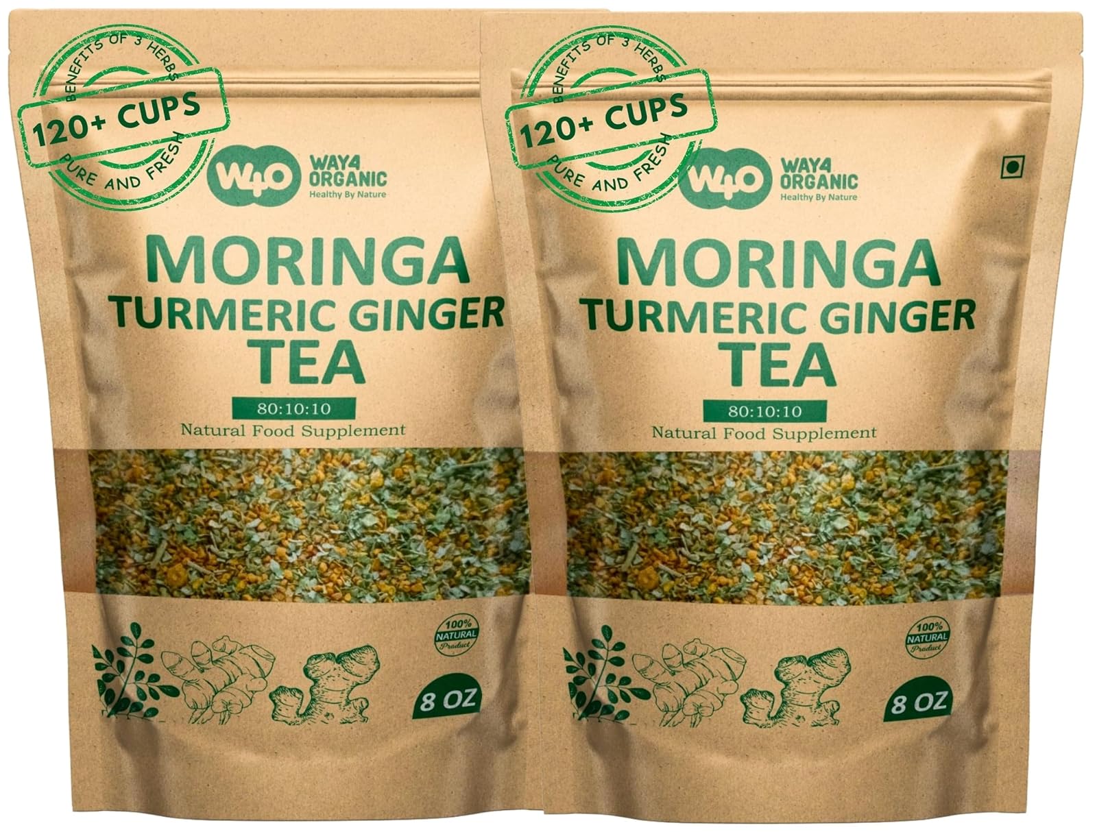 Moringa tea with turmeric benefits
