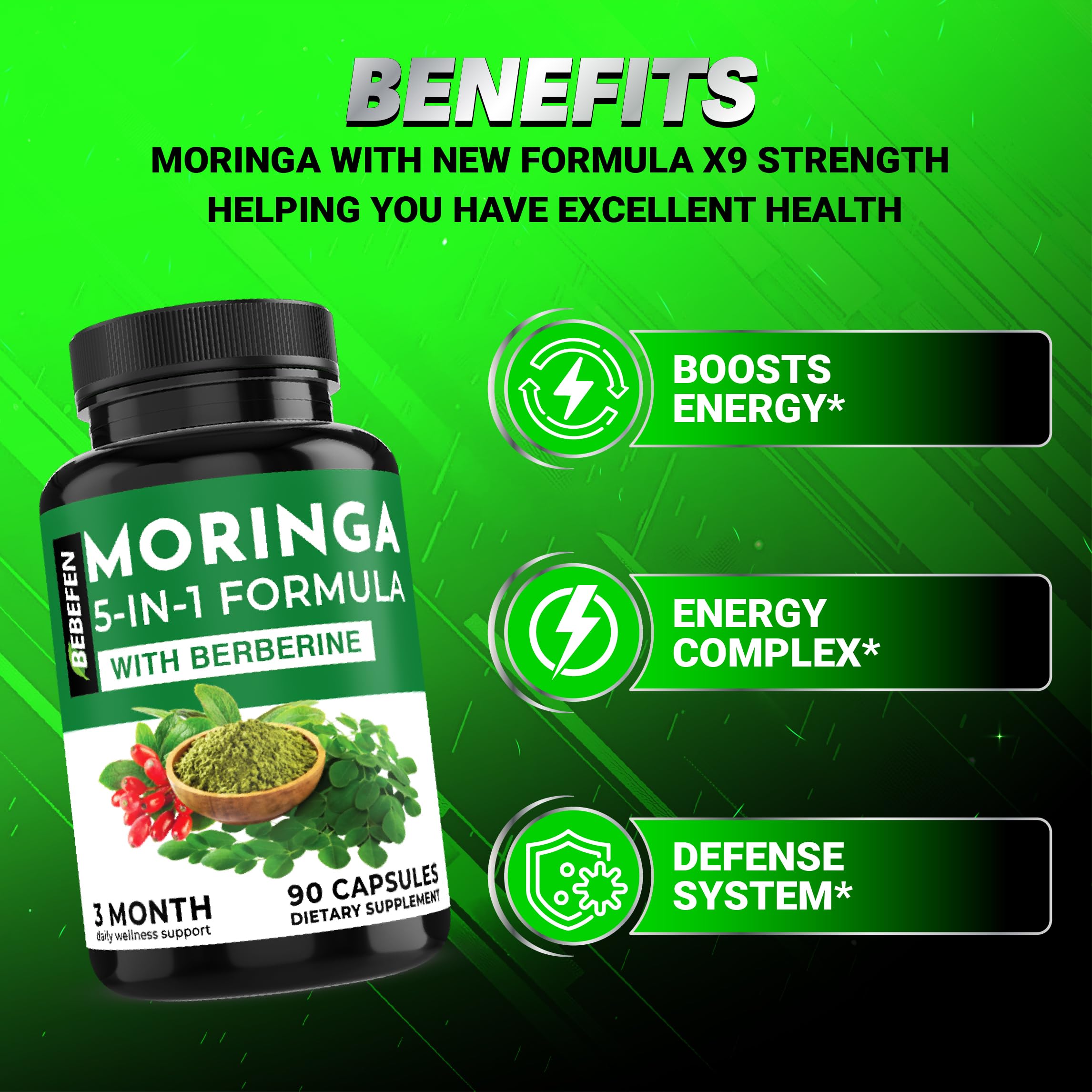 Moringa turmeric capsules for digestive health