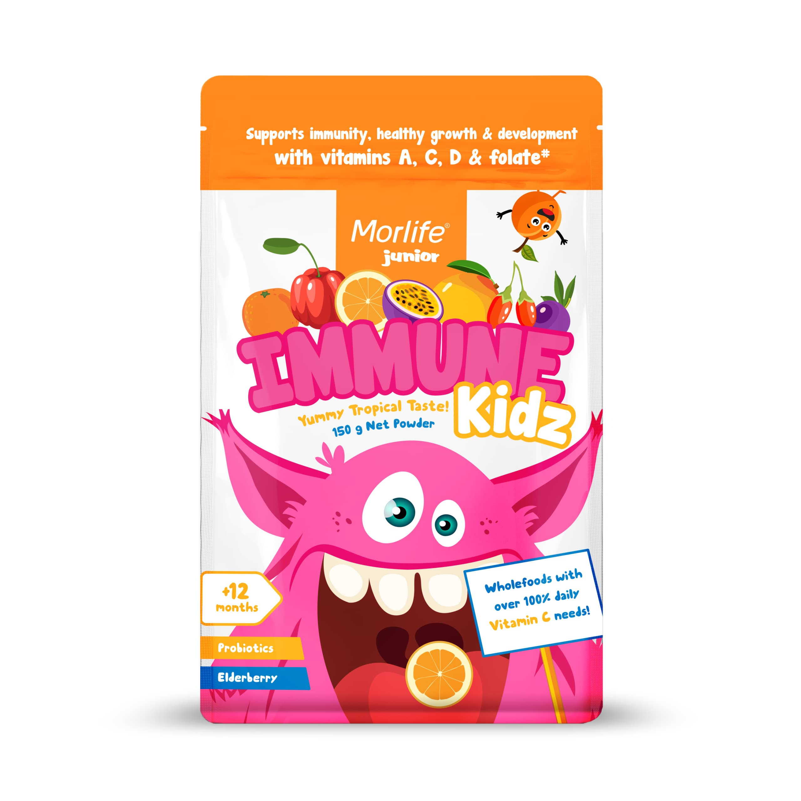 Morlife Junior Immune elderberry gummies