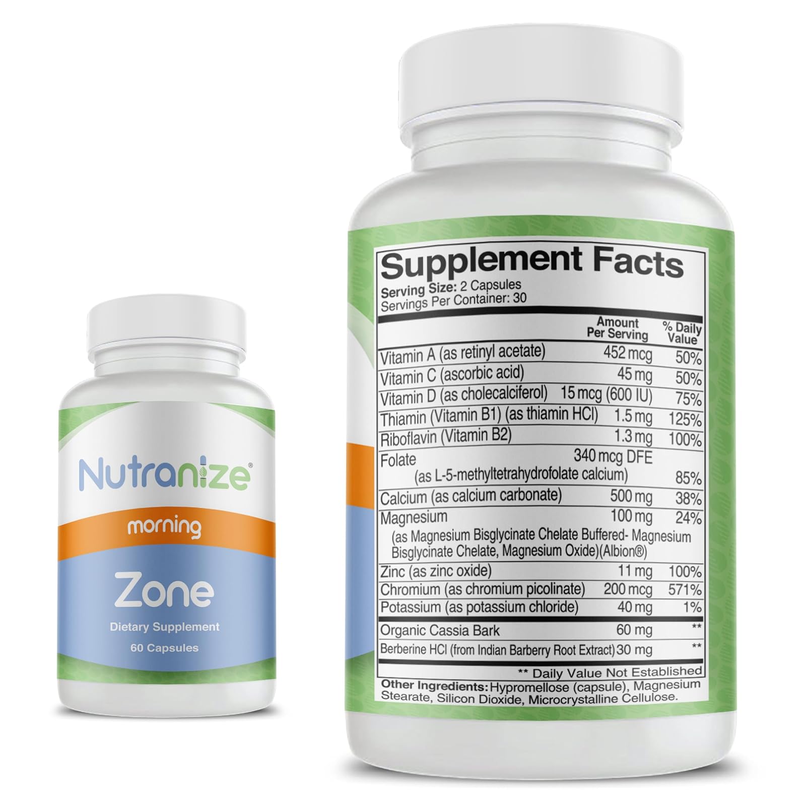 morning and bedtime capsules for wellness