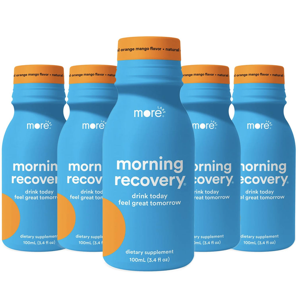 Morning recovery drink with milk thistle