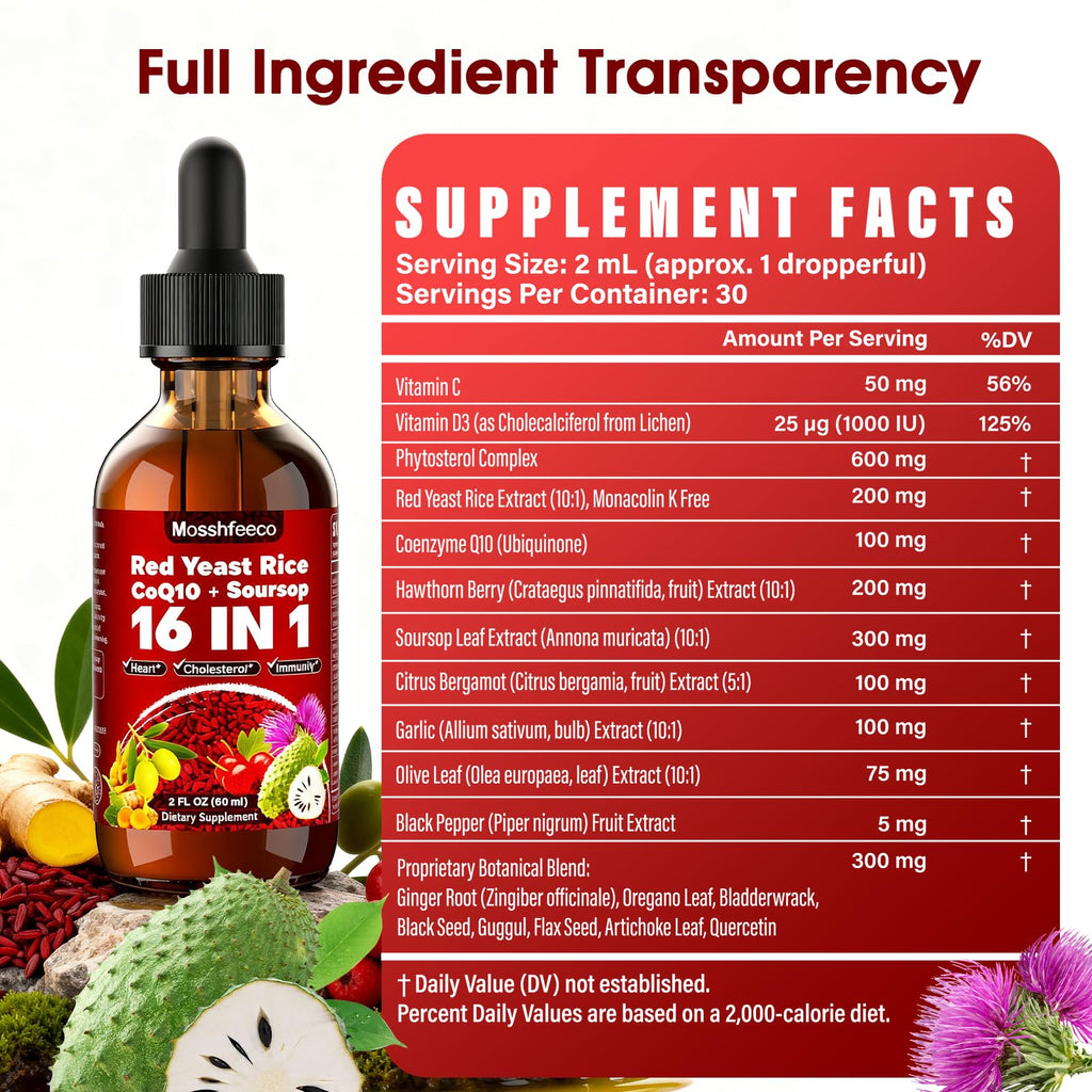 MOSSHFEECO Red Yeast Rice benefits