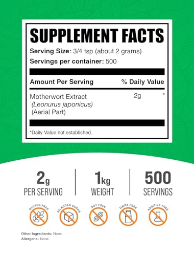 Motherwort extract for stress relief