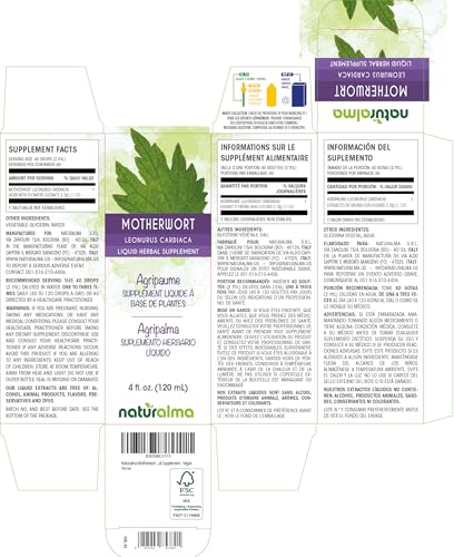 motherwort liquid extract for wellness
