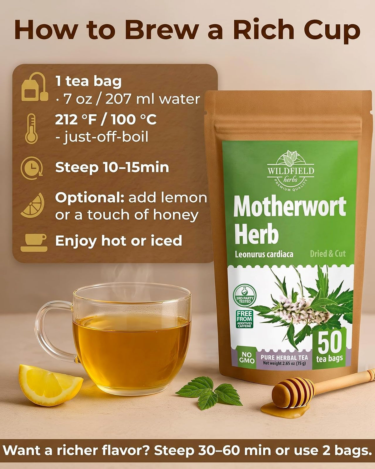 motherwort tea for women's health