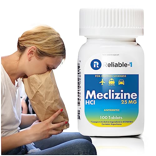 Motion sickness tablets for travel