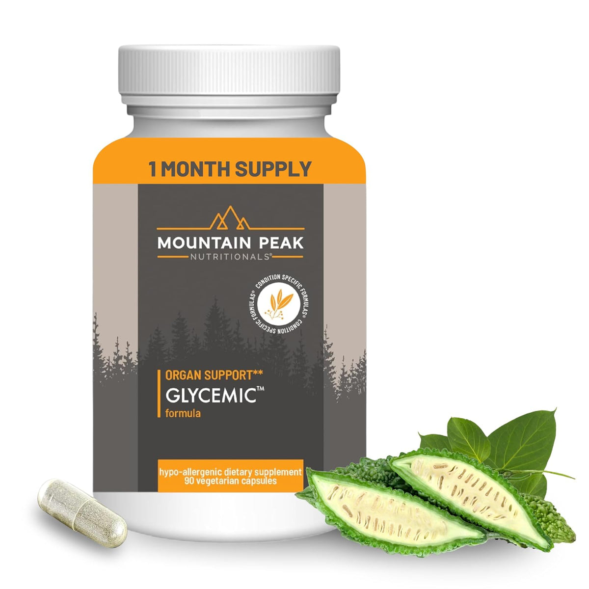 Mountain Peak Glycemic Formula capsules