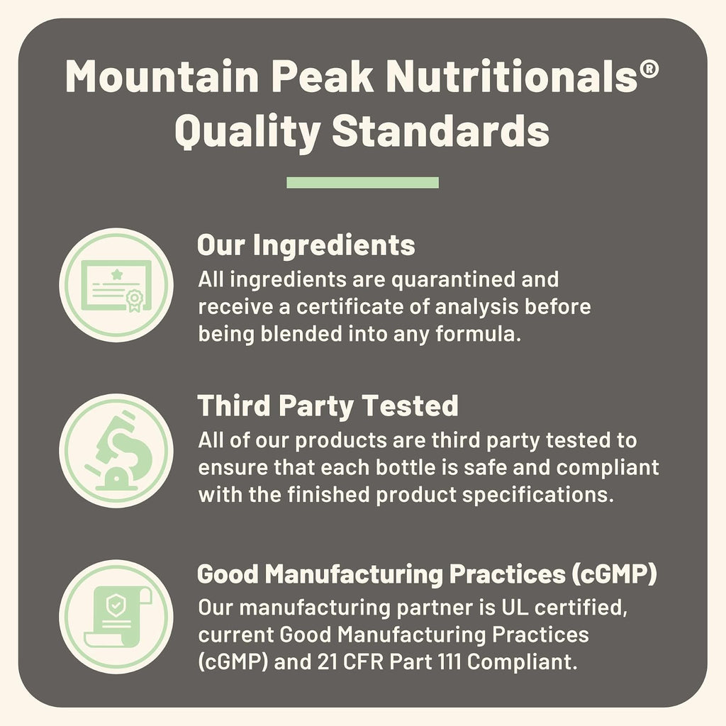 Mountain Peak multivitamins for overall wellness