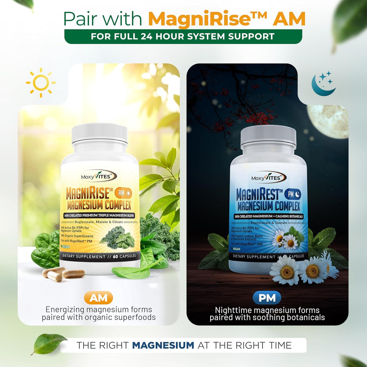 MoxyVites magnesium bisglycinate for muscle recovery