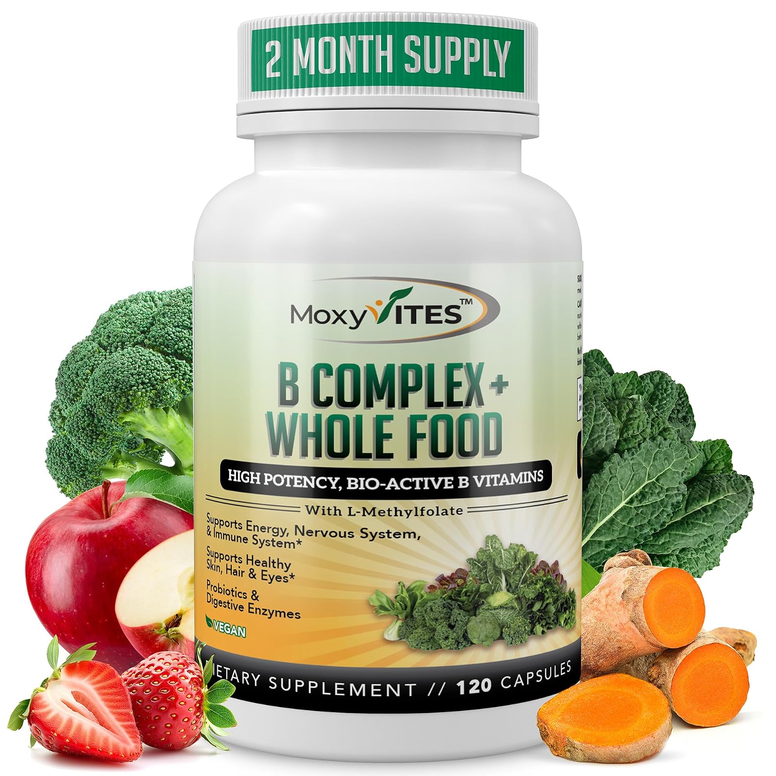 MoxyVites vitamin B complex capsules