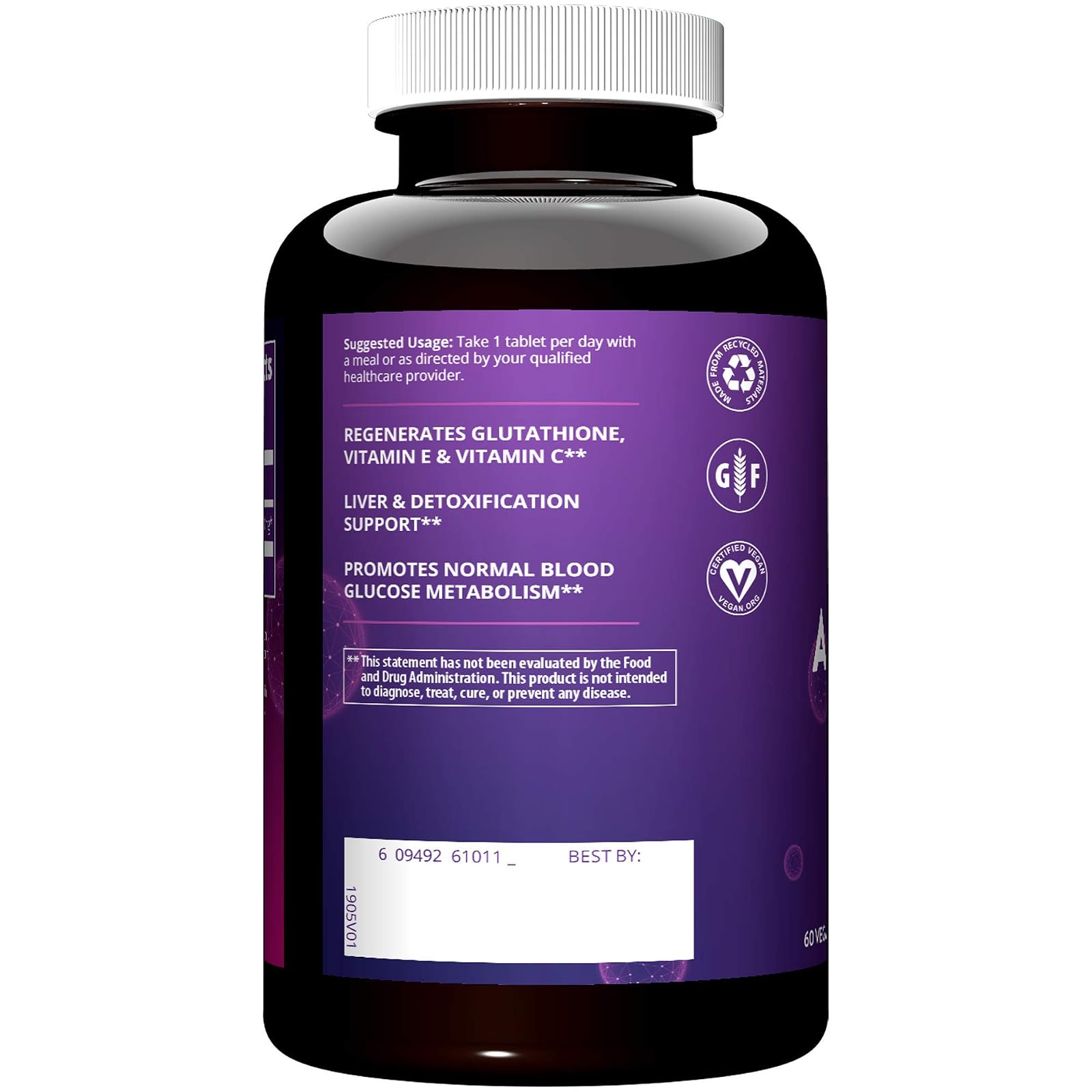 MRM Nutrition alpha lipoic acid tablets
