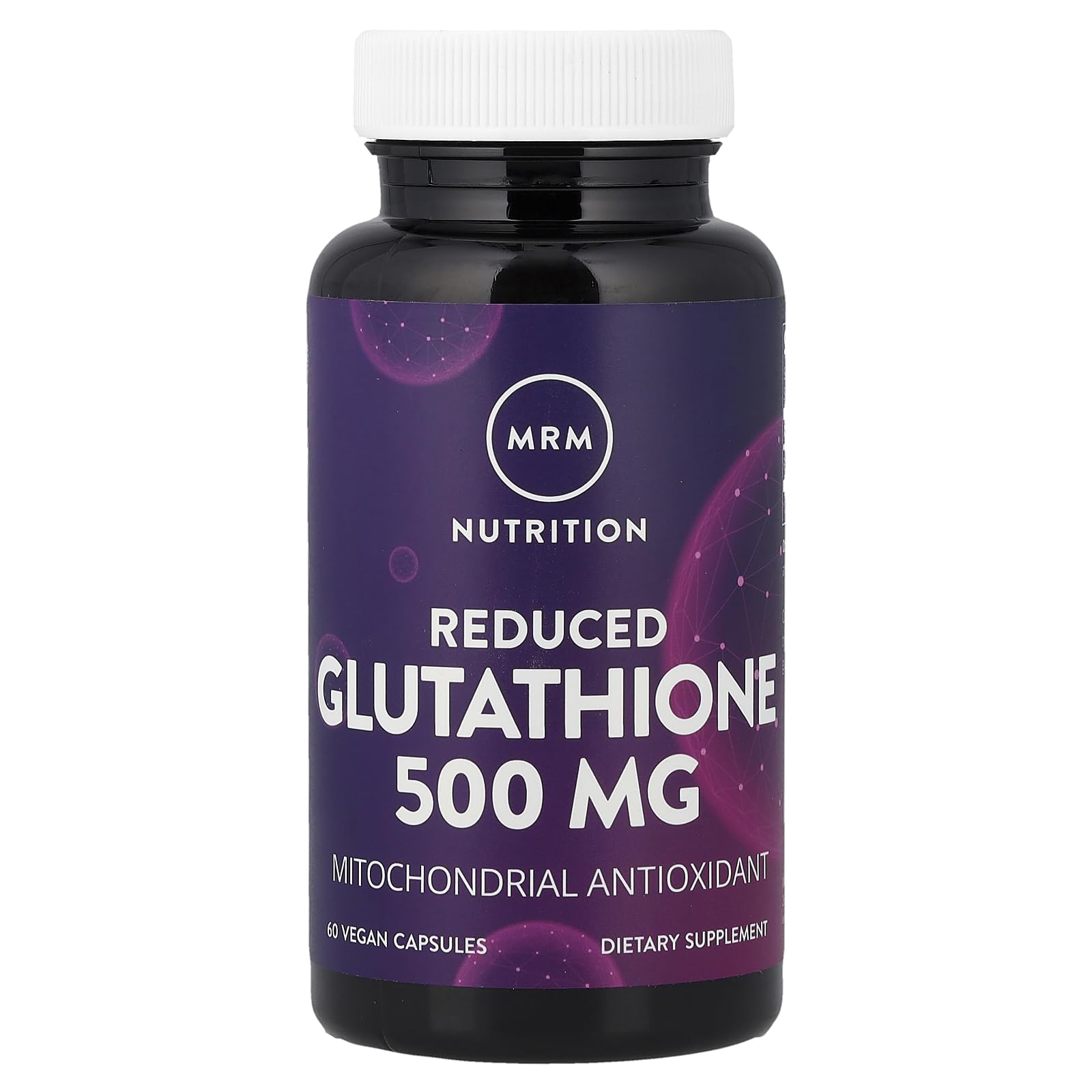 MRM Nutrition Reduced Glutathione capsules