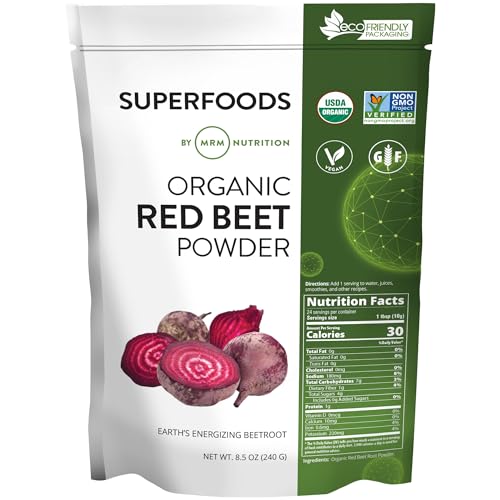 MRM organic red beet powder benefits