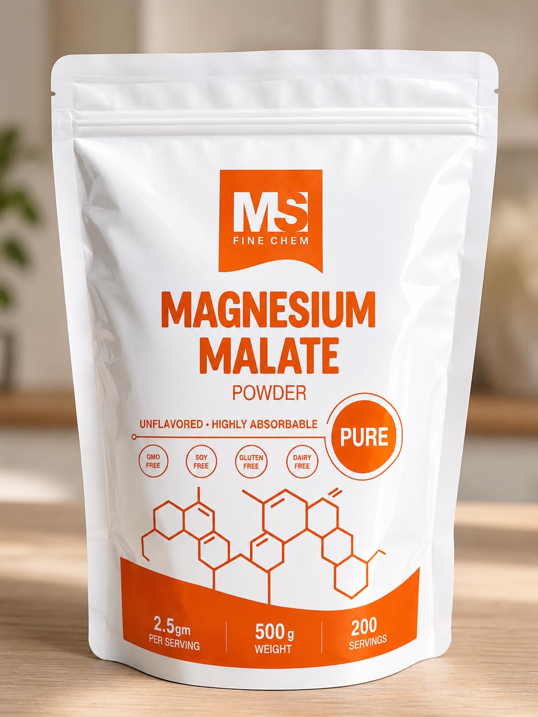 MS Finechem magnesium malate powder supplement