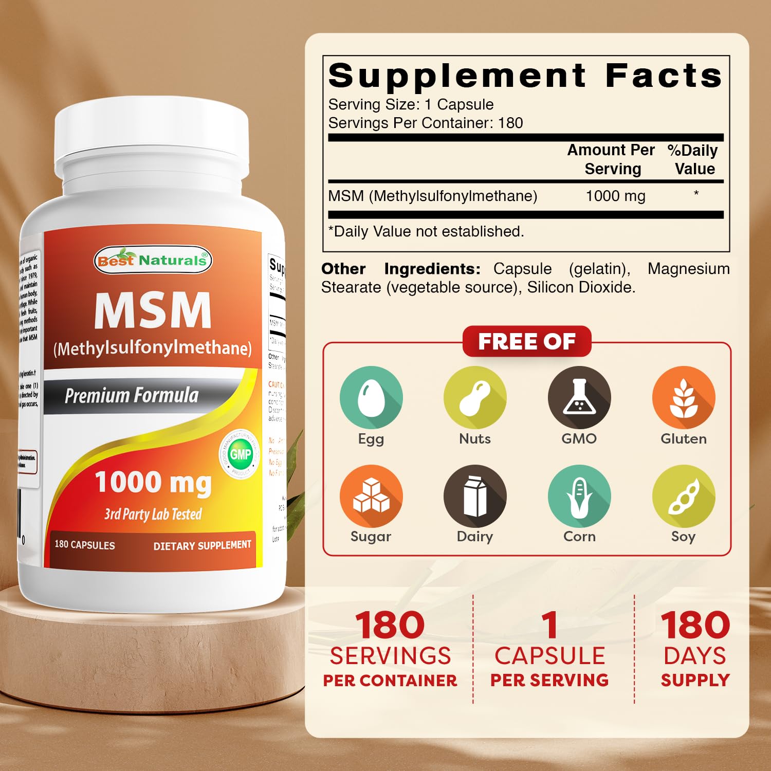 msm 1000 mg for better sleep