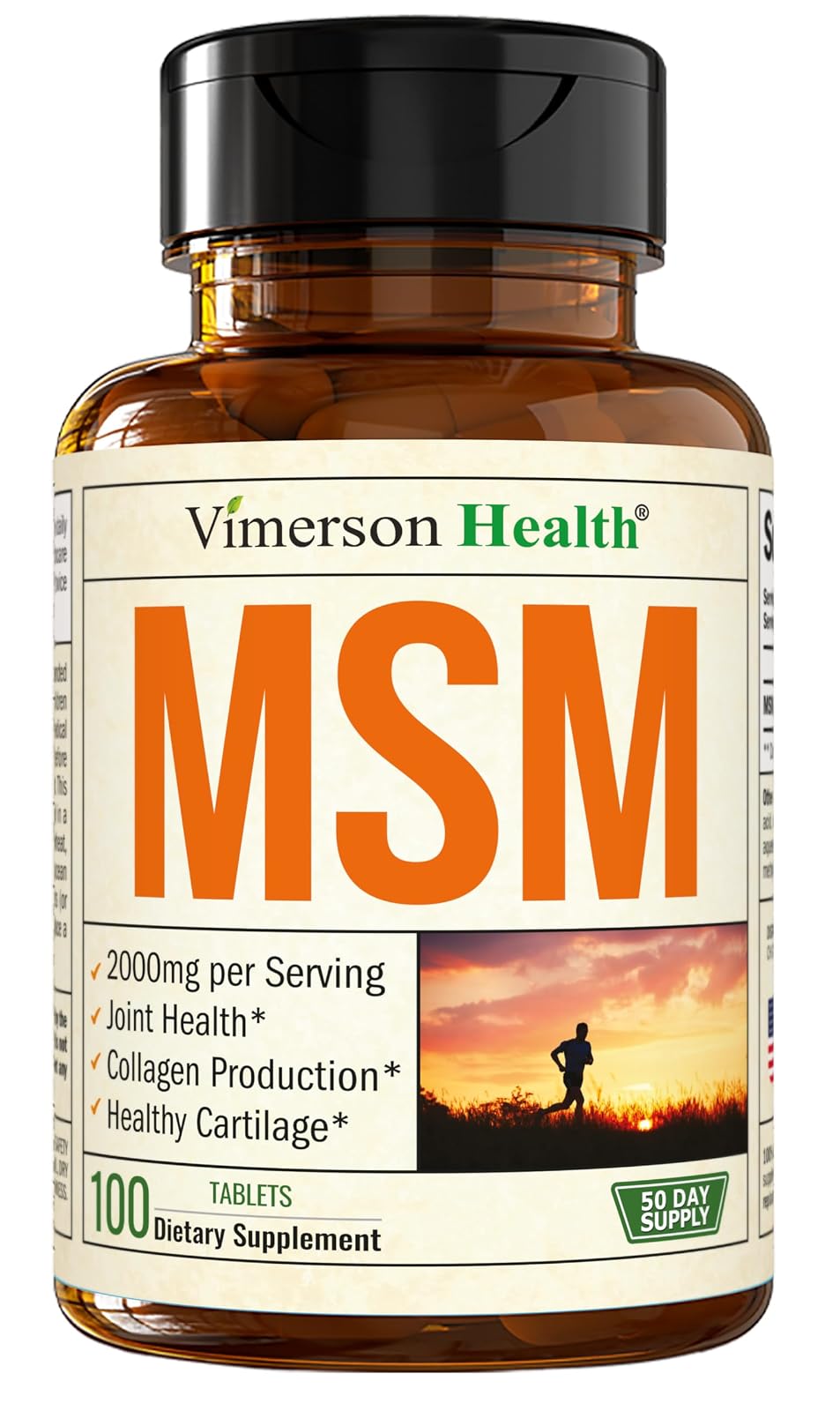 msm 2000 mg joint support tablets