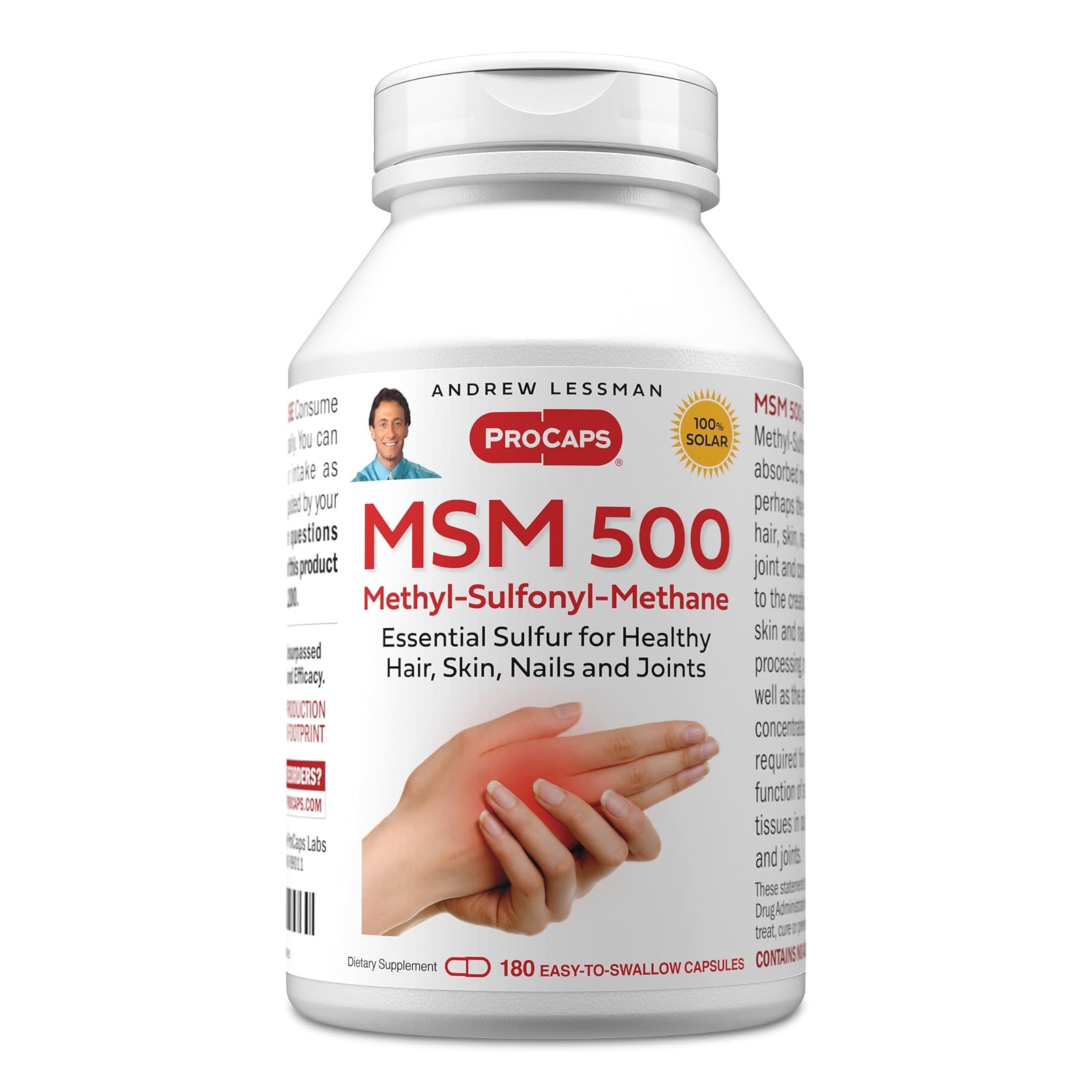 MSM 500 mg joint support capsules