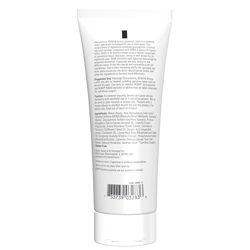 MSM and arnica pain relief lotion
