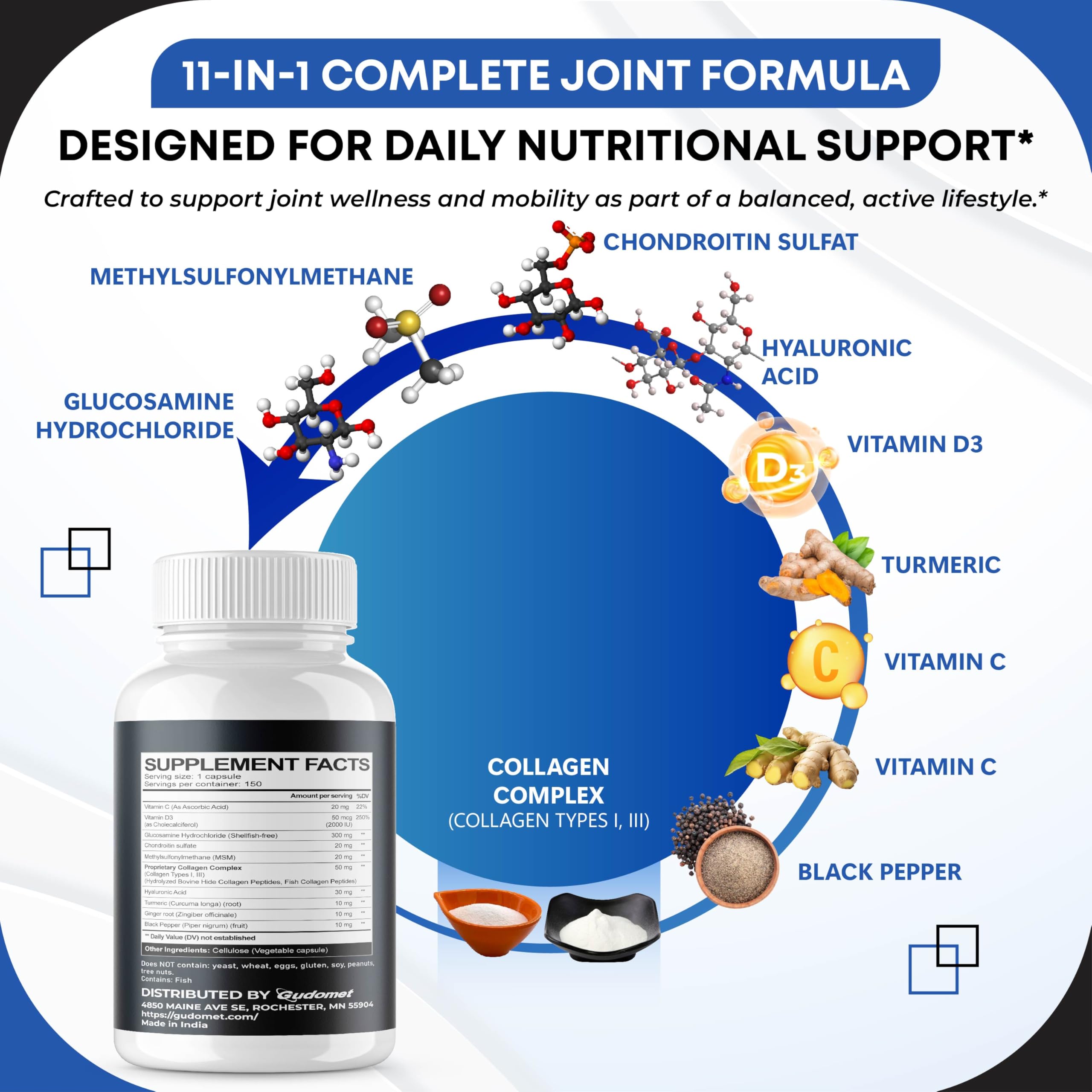 MSM and turmeric for joint comfort