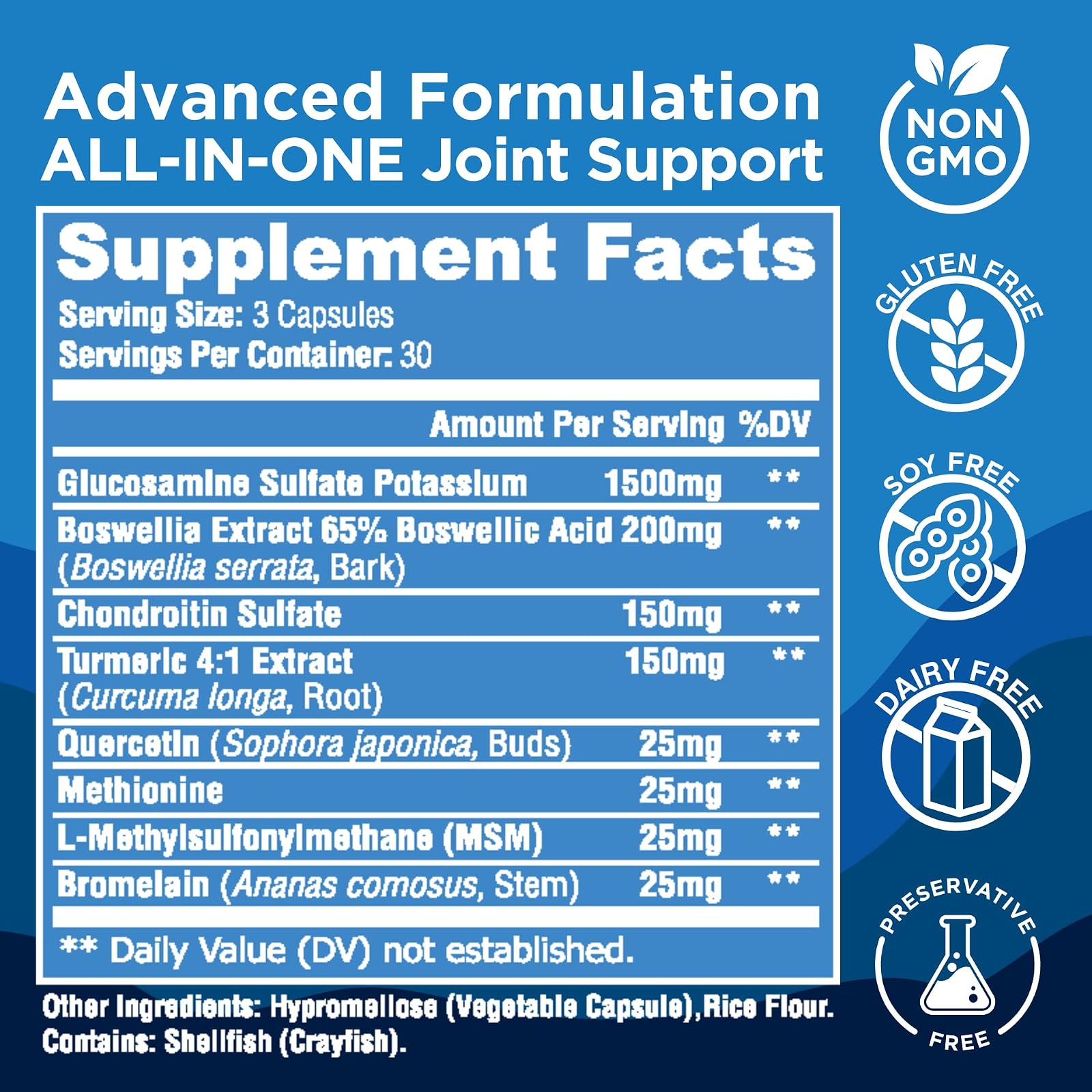 MSM capsules for healthy cartilage