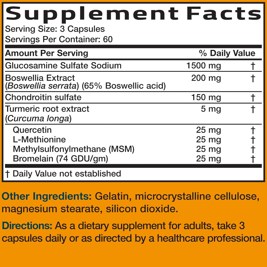 MSM capsules for improved joint function