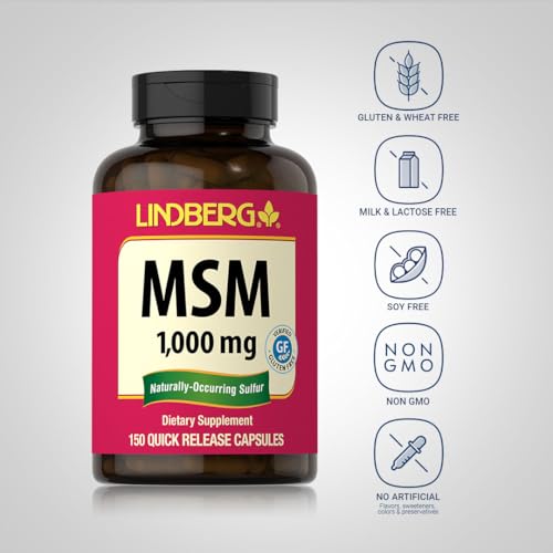 MSM capsules for inflammation relief