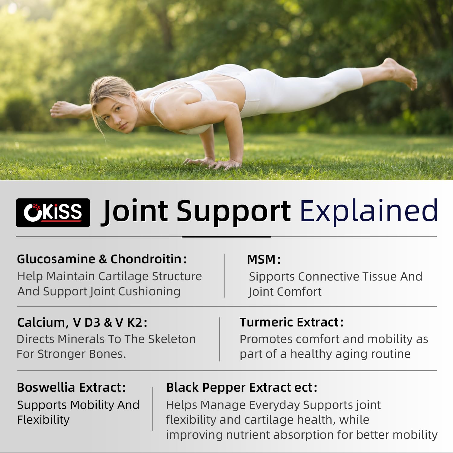 MSM capsules for joint flexibility