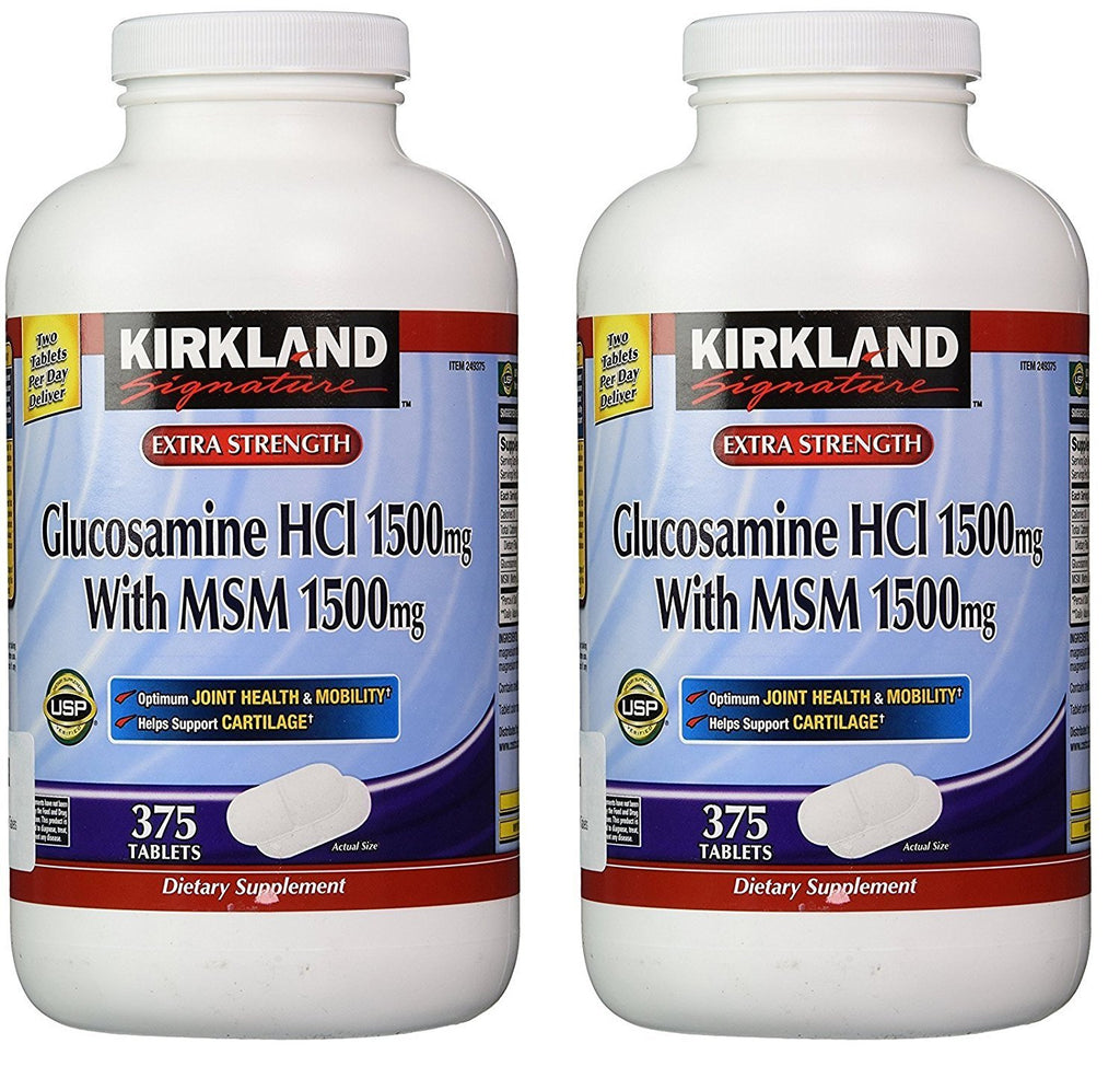 MSM enriched glucosamine supplement