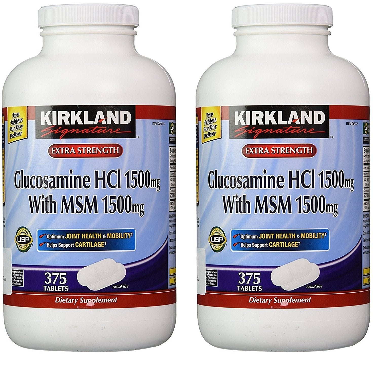 MSM enriched glucosamine supplement