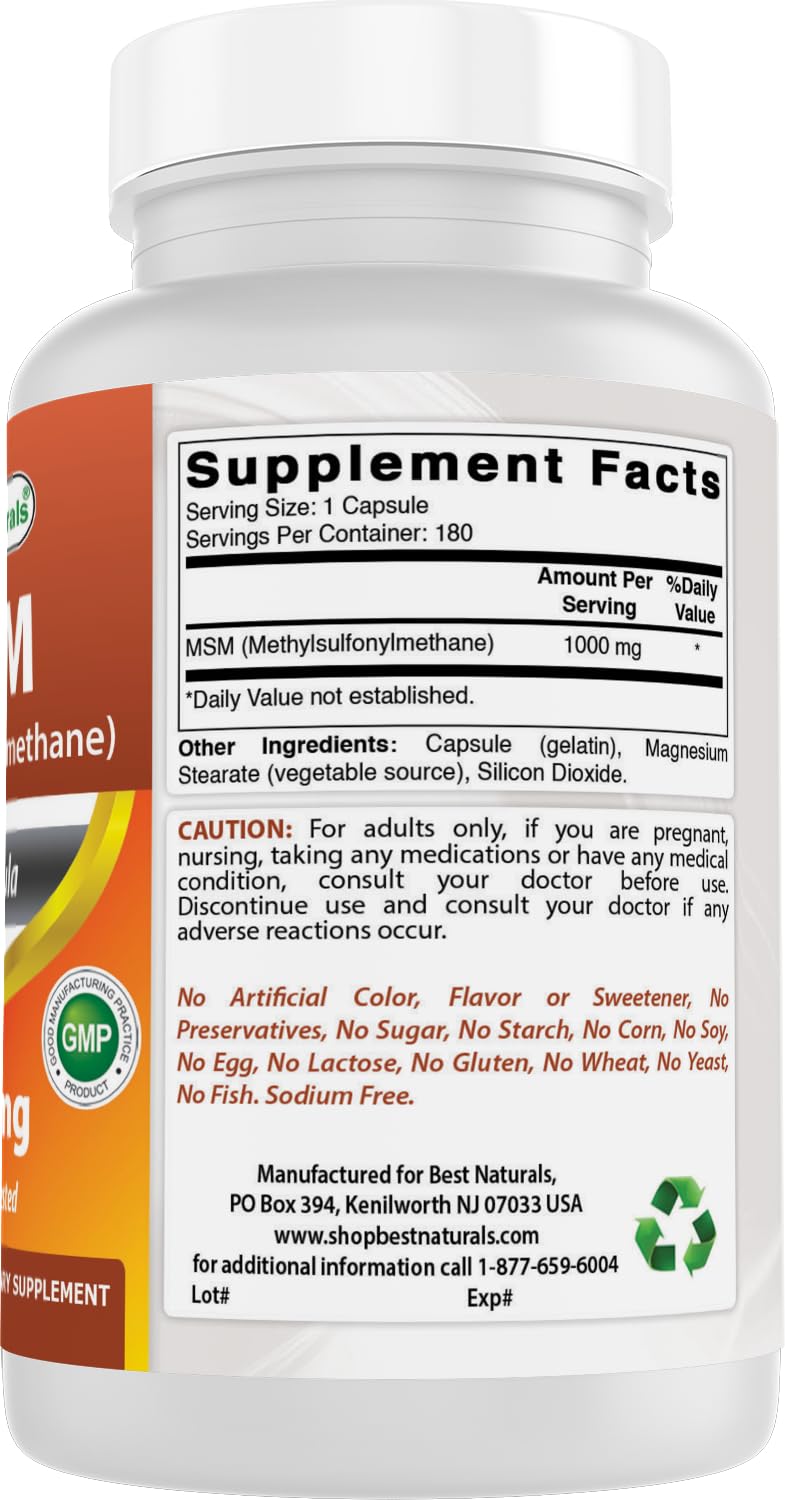 msm for enhanced recovery after workouts