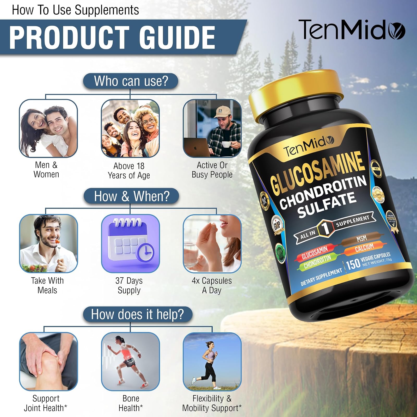MSM for healthy cartilage support