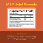 msm for improved joint mobility