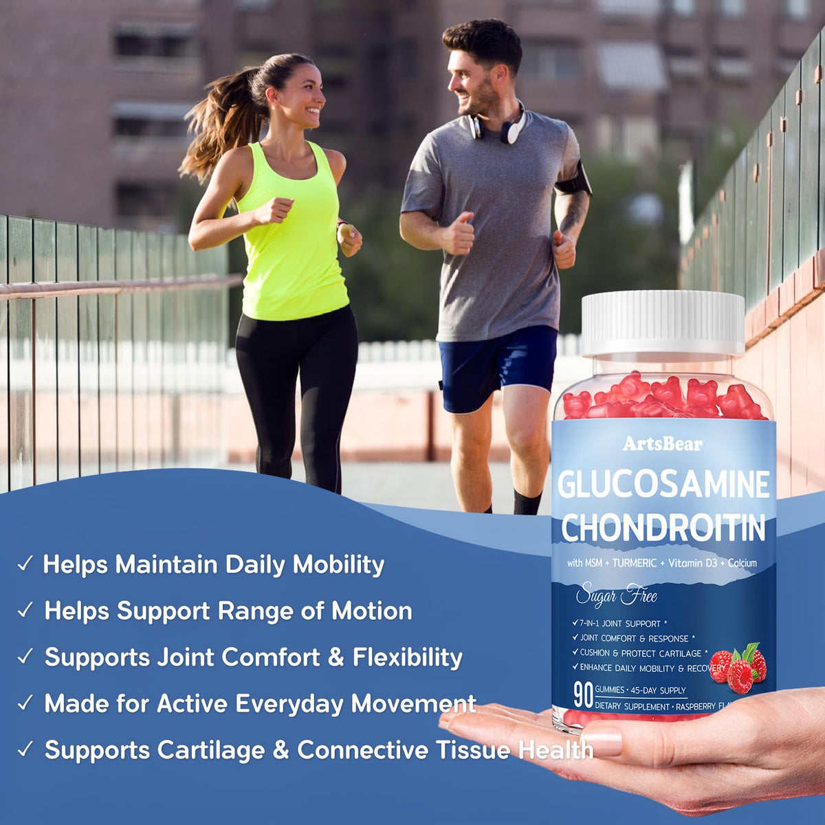 MSM infused gummies for mobility support