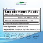 MSM liquid sulfur for joint health