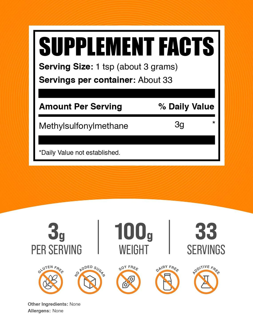 MSM powder for better sleep support