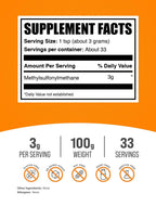 MSM powder for better sleep support