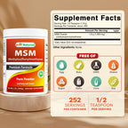 MSM powder for better sleep support