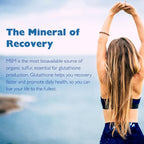 MSM powder for healthy joint function