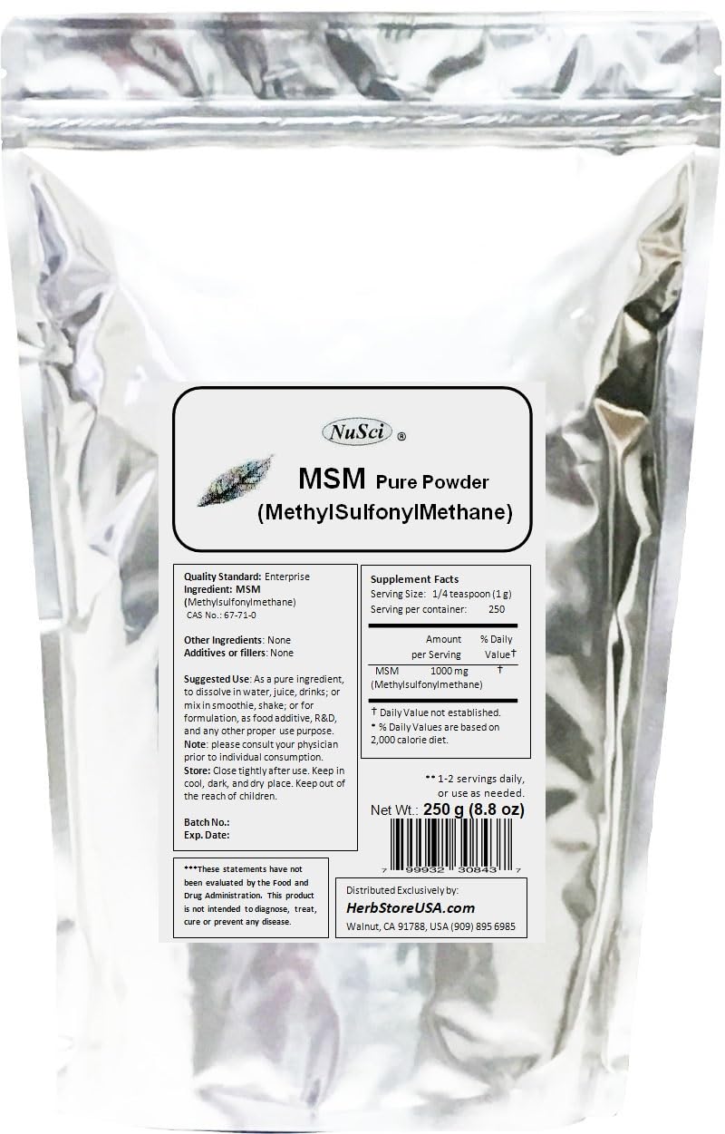 MSM Pure Powder for joint health