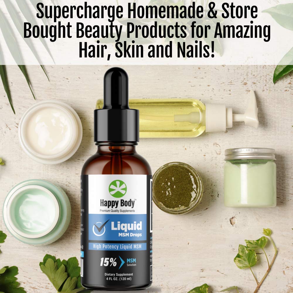 MSM solution for overall wellness