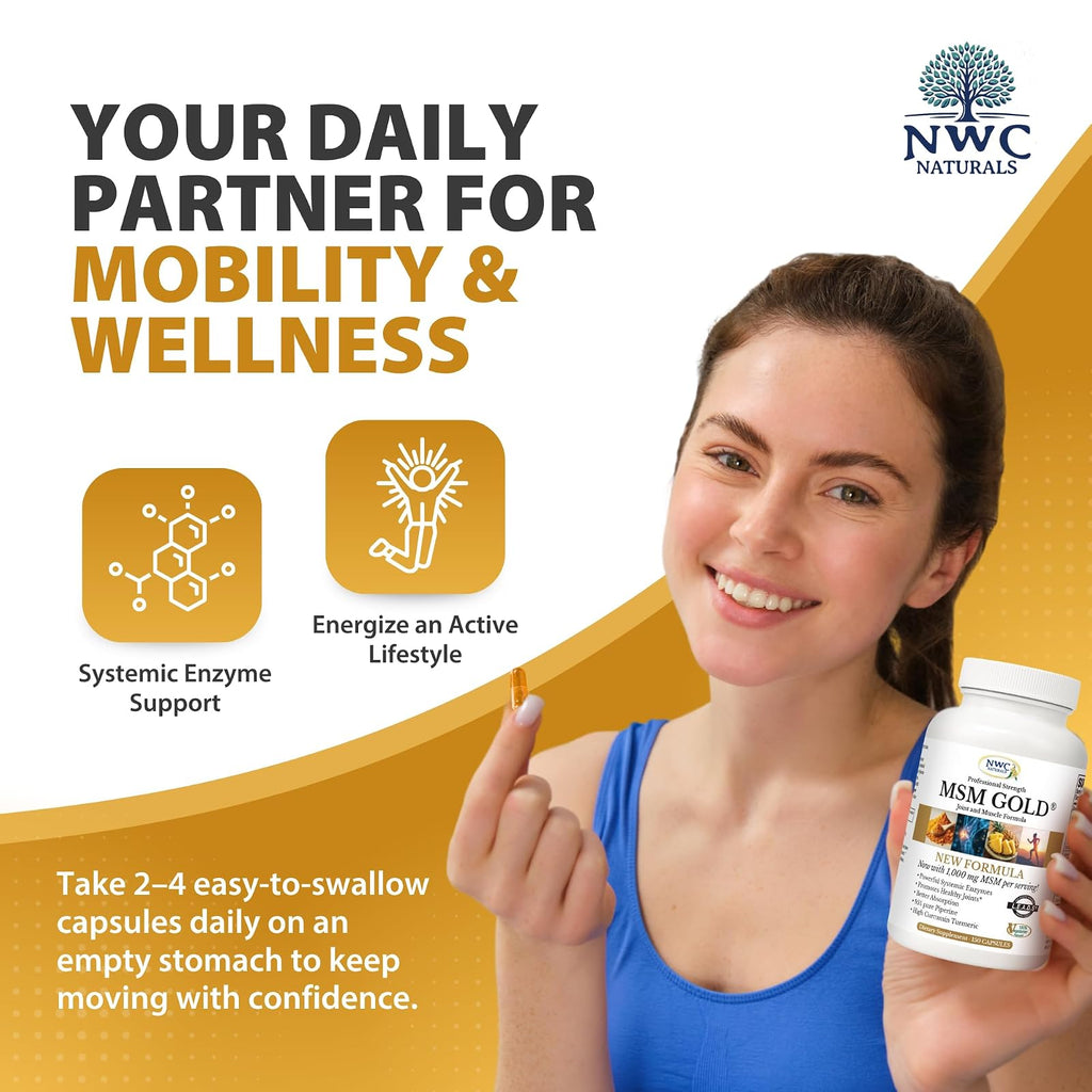 MSM supplement for active lifestyles