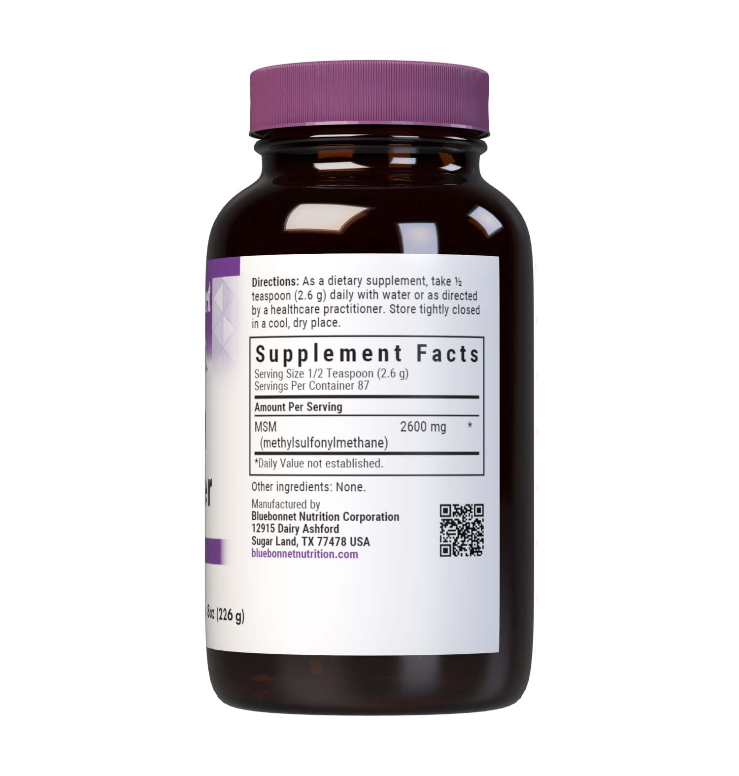 MSM supplement for better sleep support