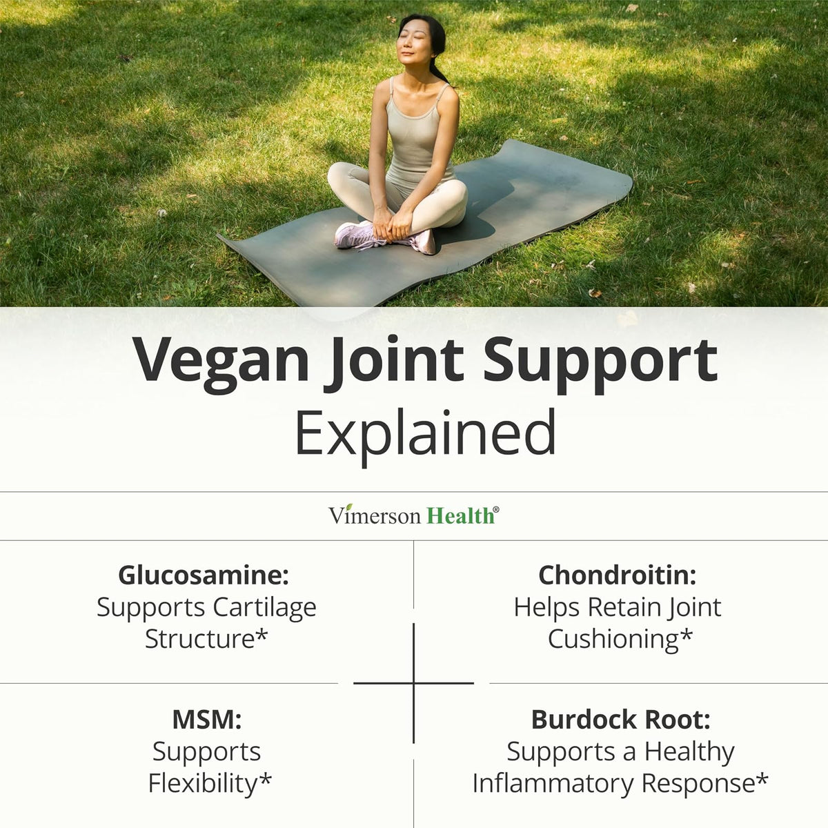 MSM supplement for healthy joints