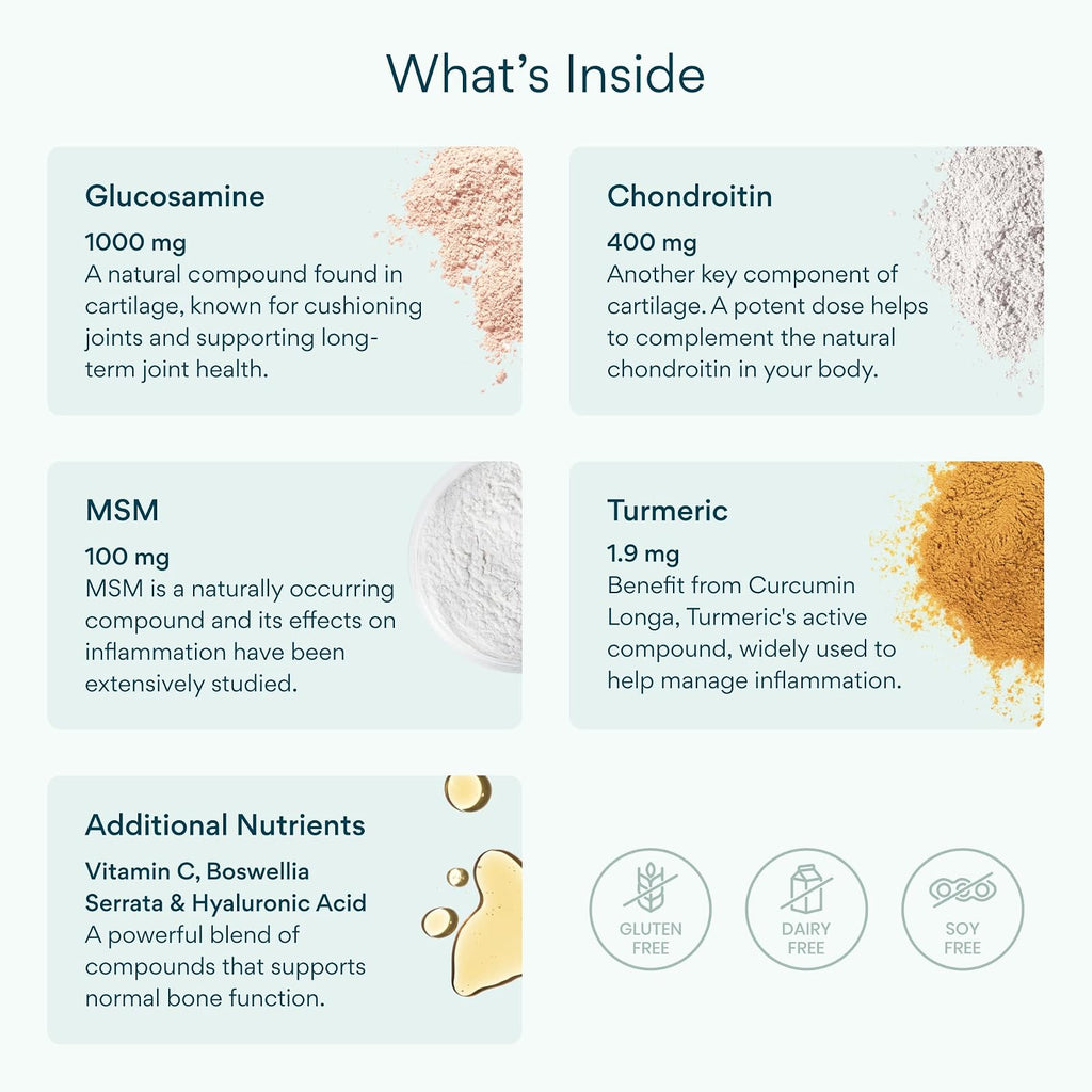 MSM supplement for joint flexibility