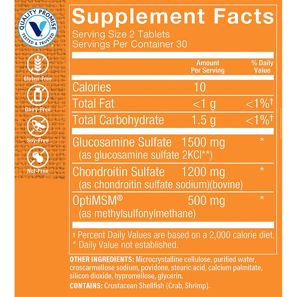 MSM supplement for joint health