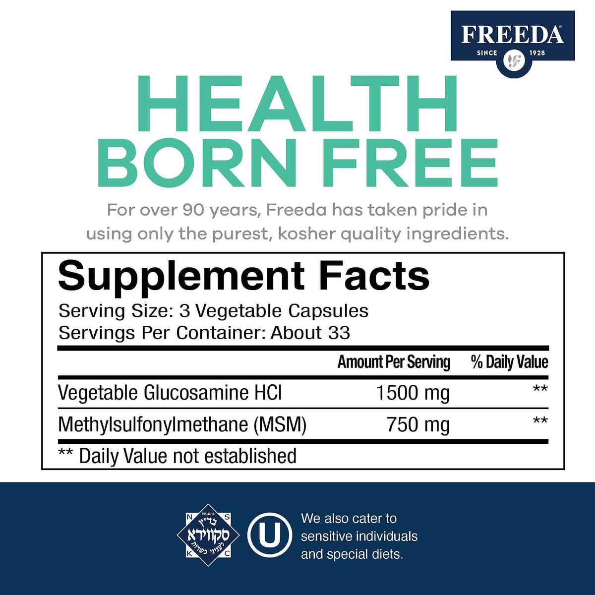 MSM supplement for joint health