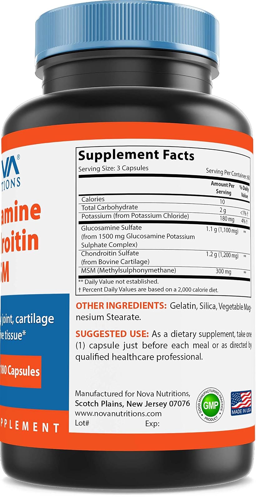 MSM supplement for joint pain relief