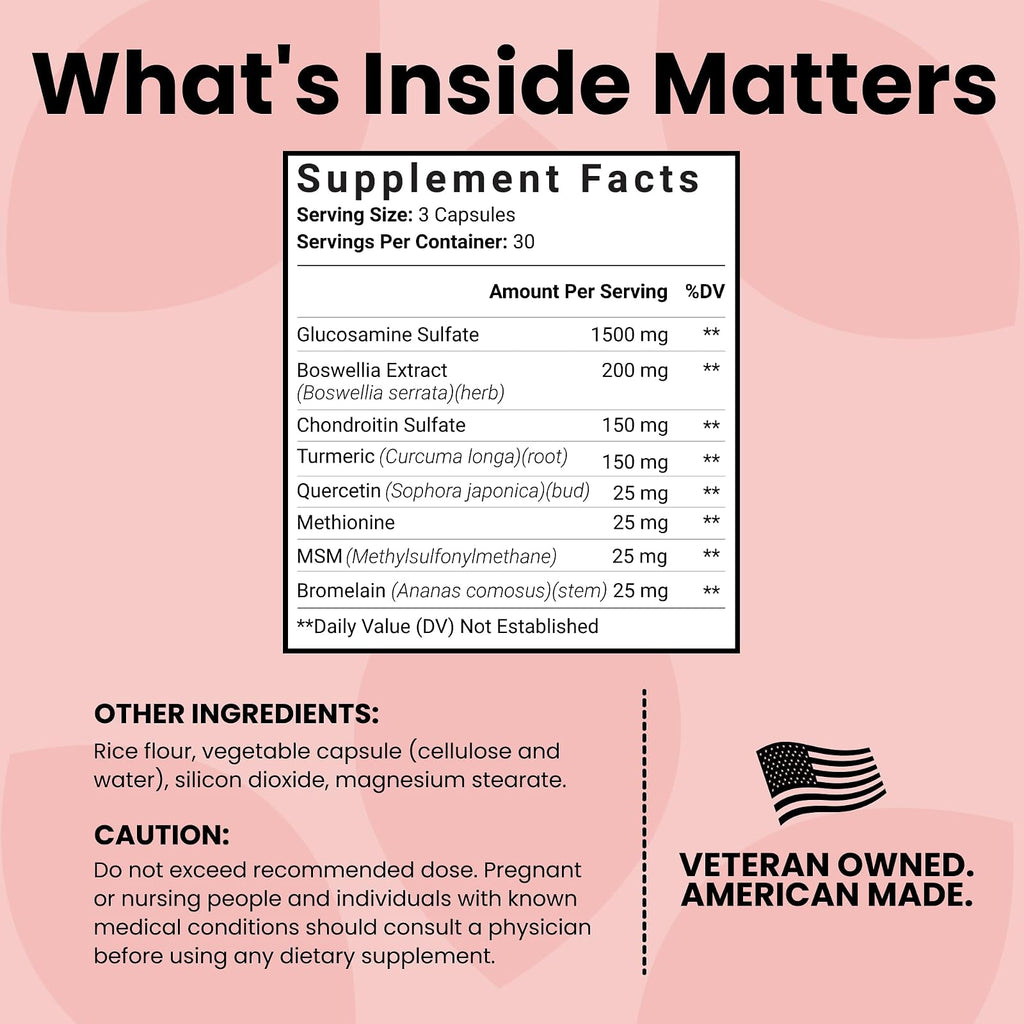 MSM supplement for mobility support