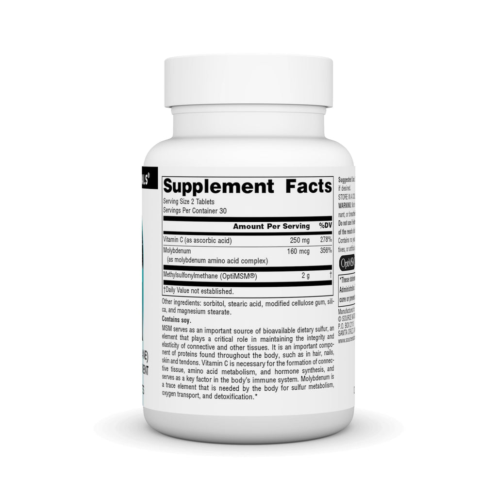 MSM tablets for everyday vitality
