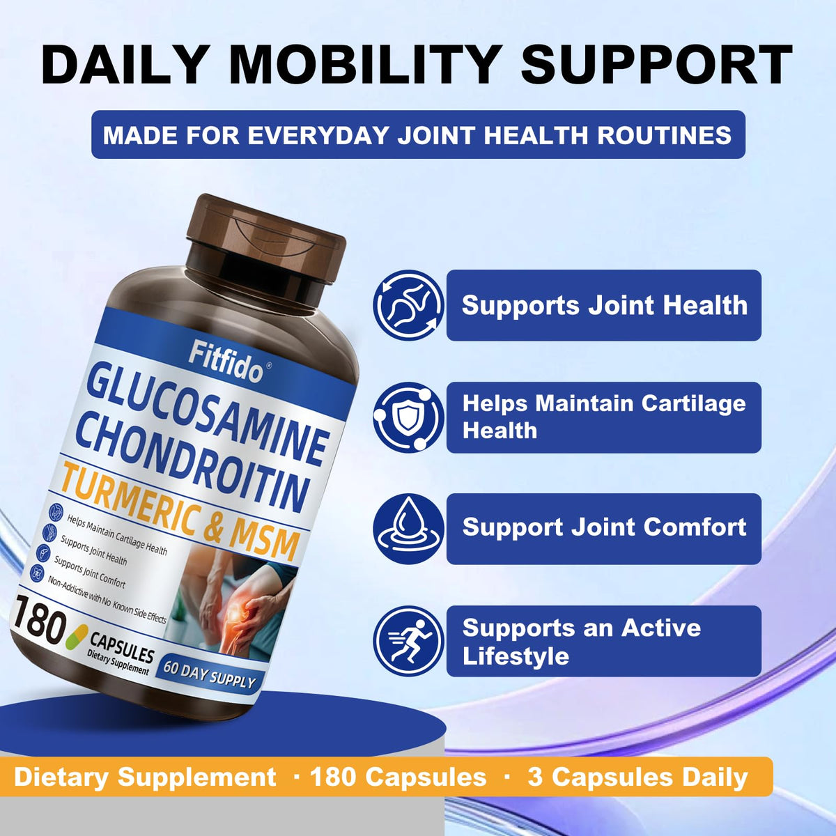 MSM tablets for mobility improvement